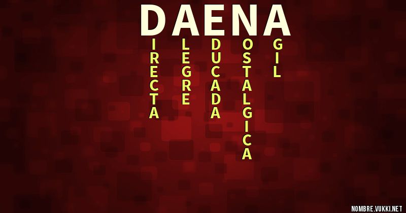 Qué significa daena