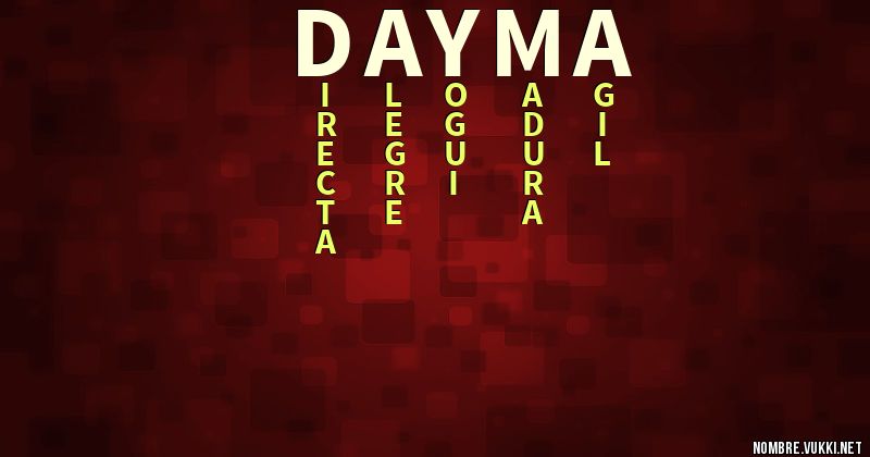 Qué significa dayma