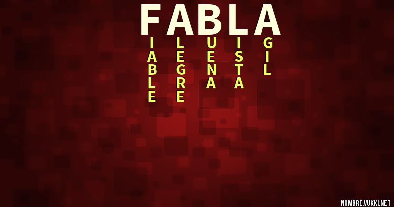 Qué significa fab10la