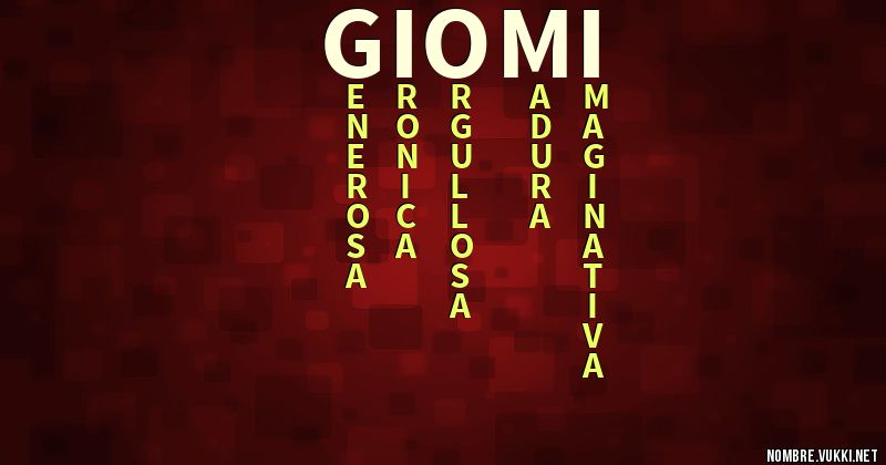 Qué significa giomi