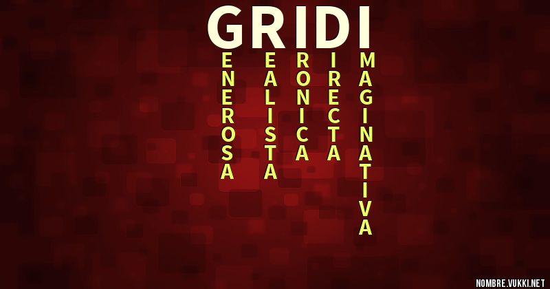 Qué significa gridi