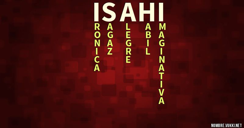 Qué significa isahi