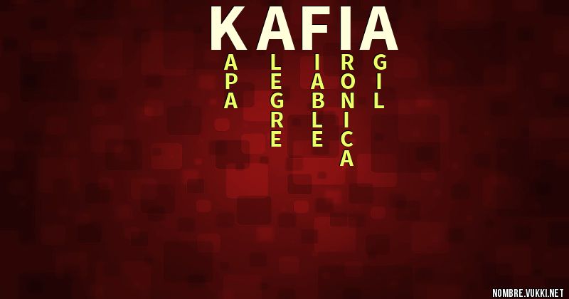 Qué significa kafia