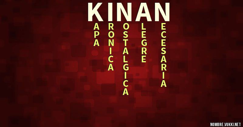 Qué significa kinan