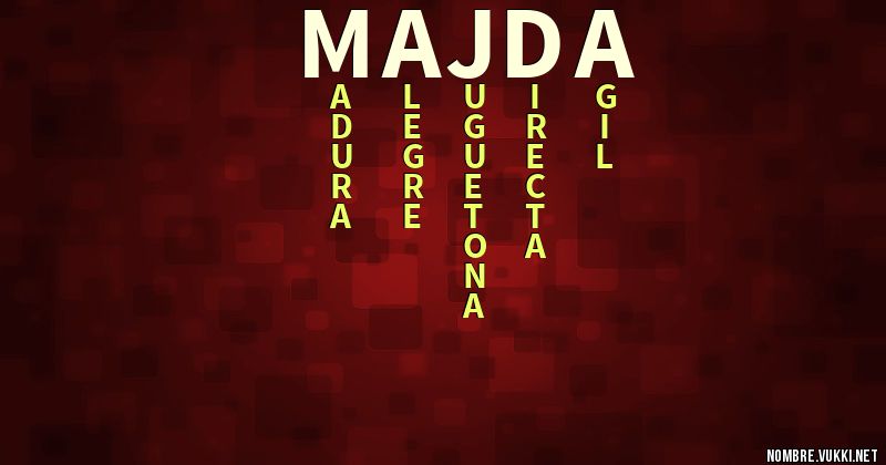 Qué significa majda