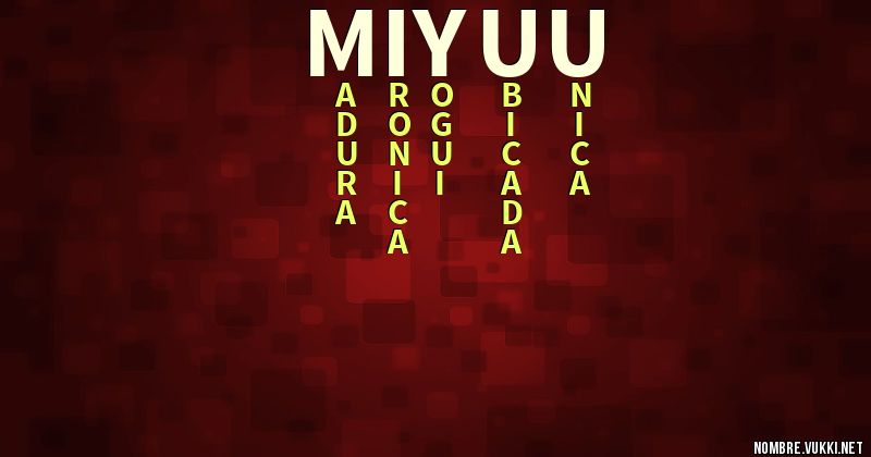 Qué significa miyuu
