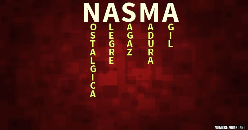 Qué significa nasma