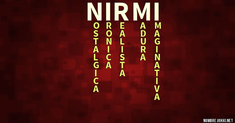 Qué significa nirmi