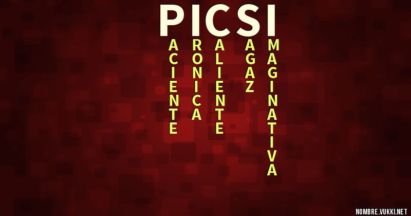 Qué significa picsi