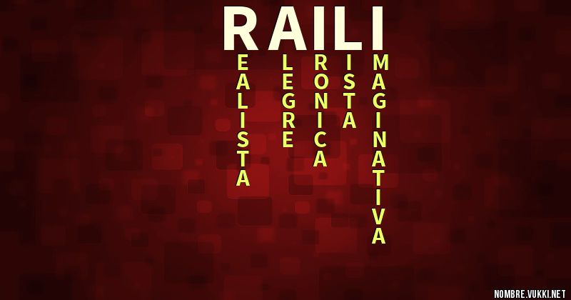 Qué significa raili