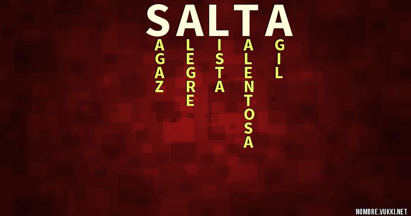 Qué significa salta