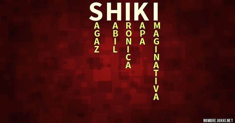 Qué significa shiki