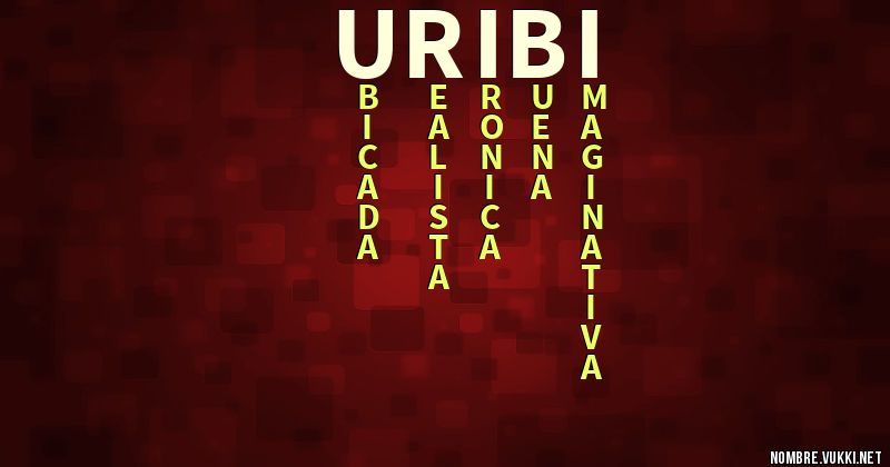 Qué significa uribi