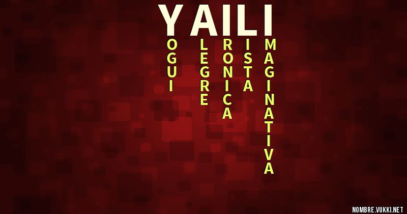 Qué significa yaili