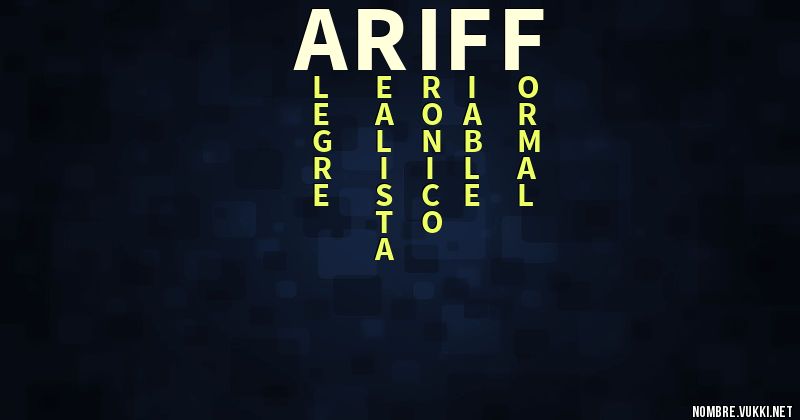 Qué significa ariff