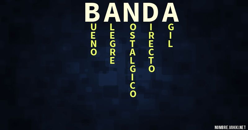 Qué significa banda