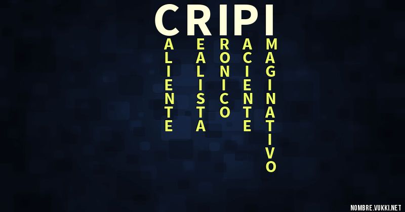 Qué significa cripi