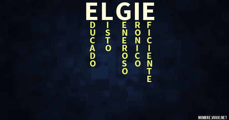 Qué significa elgie