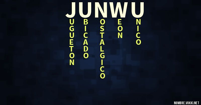 Qué significa junwu