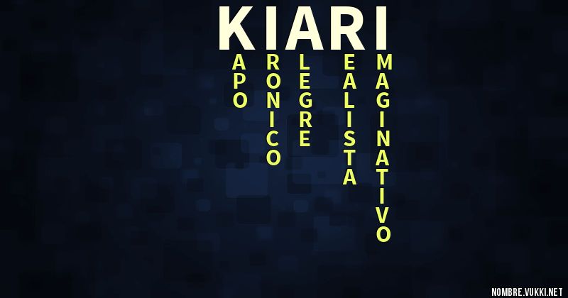 Qué significa kiari