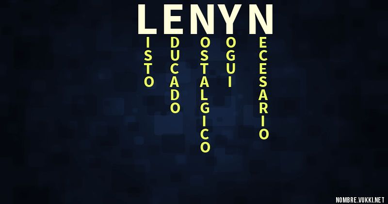 Qué significa lenyn