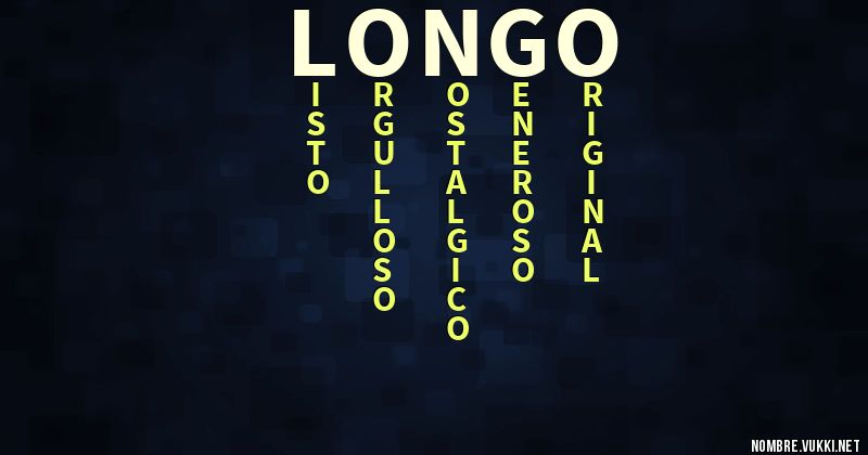 Qué significa longo