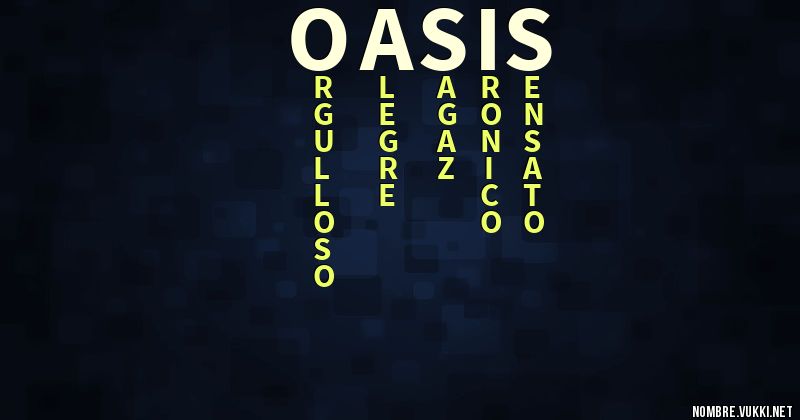Qué significa oasis