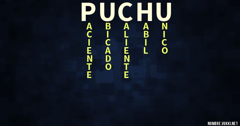 Qué significa puchu