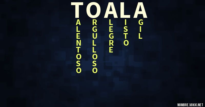 Qué significa toala