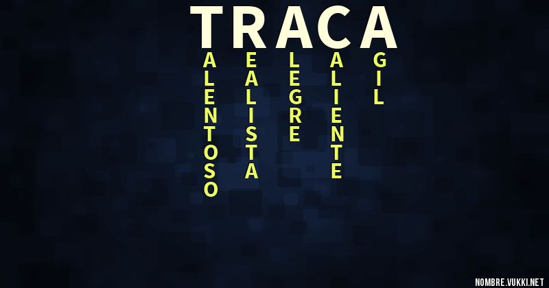 Qué significa traca