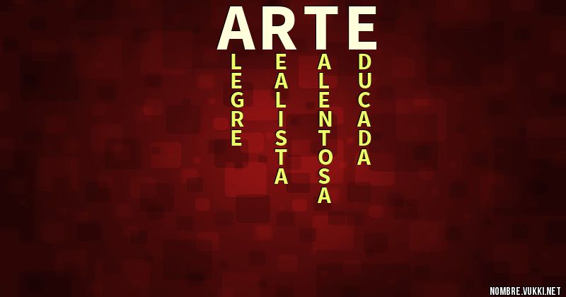 Qué significa arte