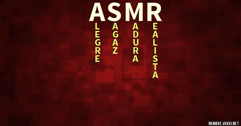 Qué significa asmr