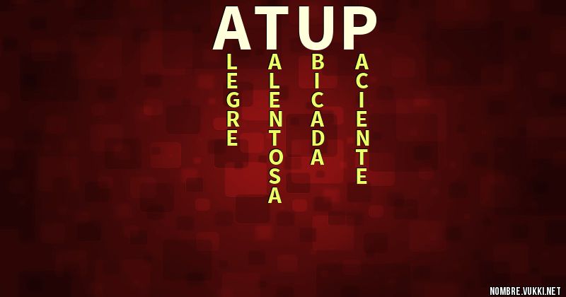 Qué significa atup