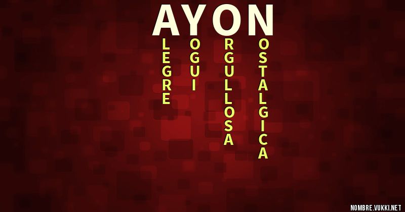Qué significa ayón