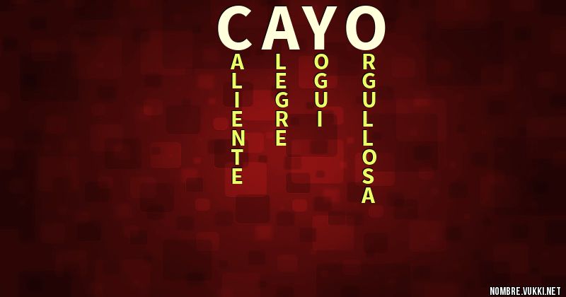 Qué significa cayo