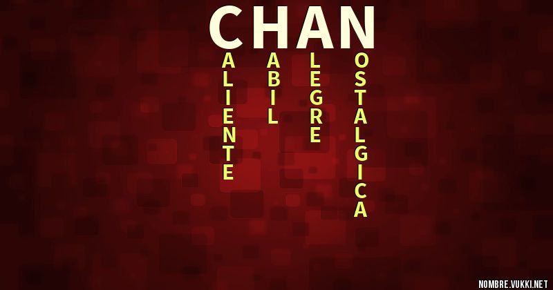 Qué significa chan