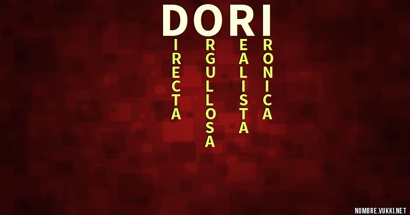 Qué significa dori