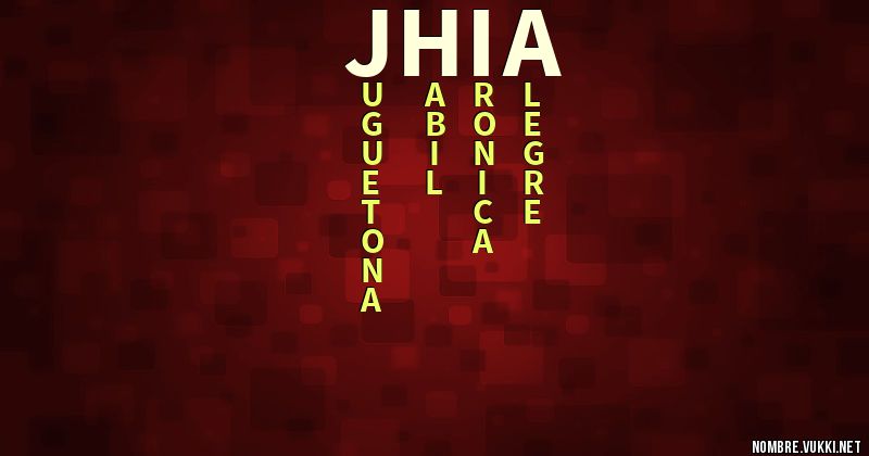 Qué significa jhia