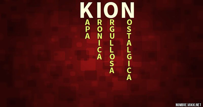 Qué significa kion