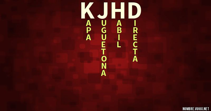 Qué significa kjhd