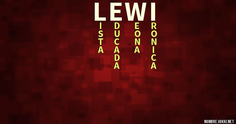 Qué significa lewi