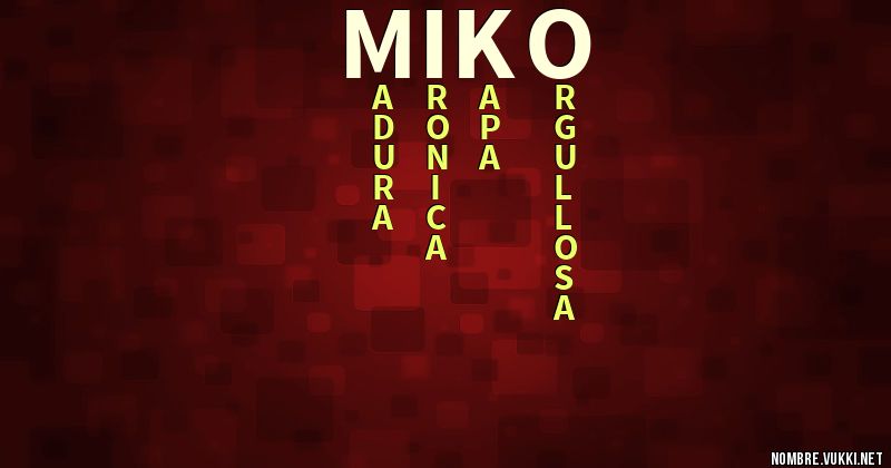Qué significa miko