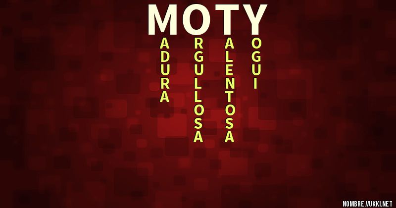 Qué significa moty
