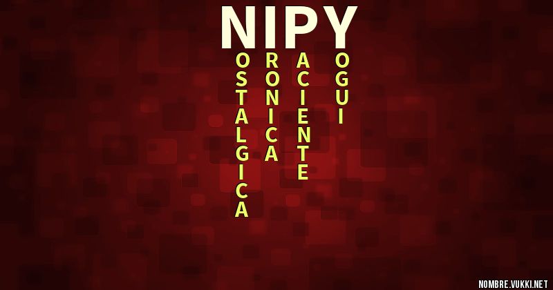 Qué significa nipy