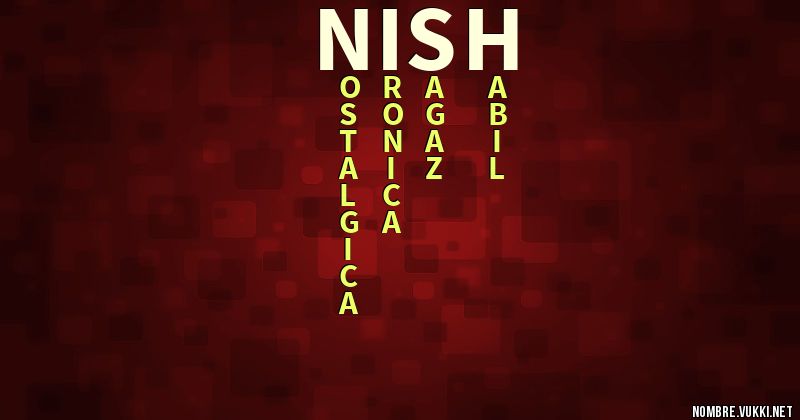 Qué significa nish