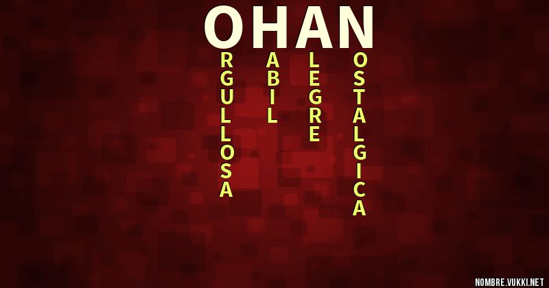 Qué significa ohan