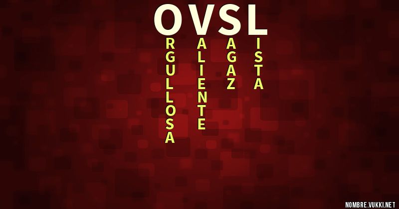 Qué significa ovsl