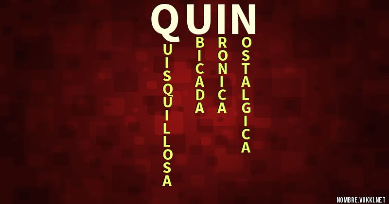 Qué significa quin