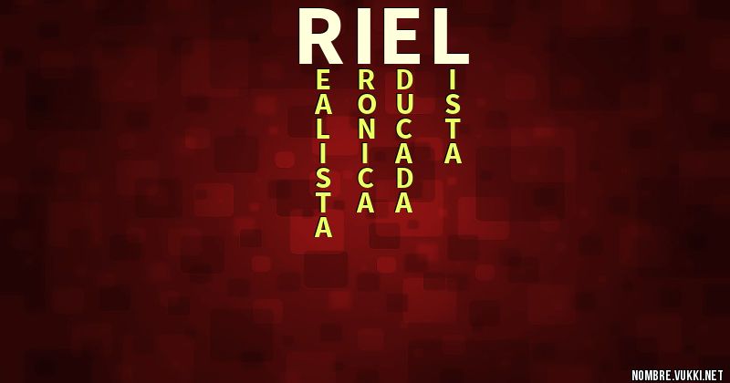 Qué significa riel