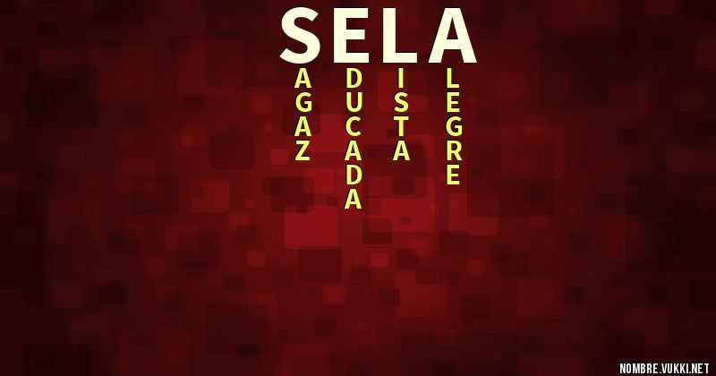 Qué significa sela